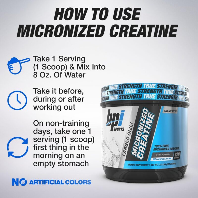 Bpi Sports Micronized Creatine Unflavored | Super Supplement