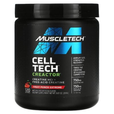 Muscletech Cell Tech Creactor HCl 120 Servings | Super Supplement