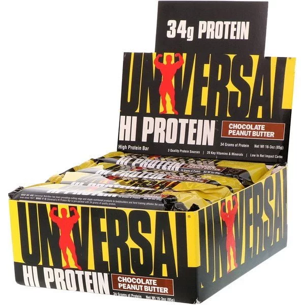 Universal Nutrition HI PROTEIN BAR | Super Supplement