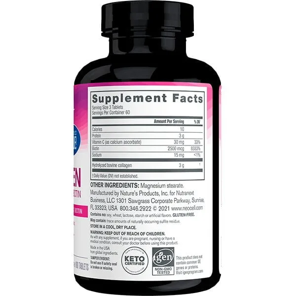 Super Collagen + Vitamin C & Biotin 180 Tablets | Super Supplement