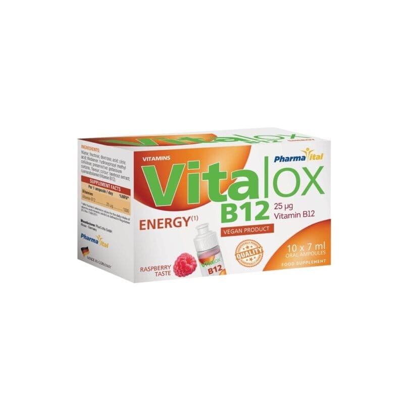 Pharma Vital Vitalox B12 10 Oral Ampoules | Super Supplement