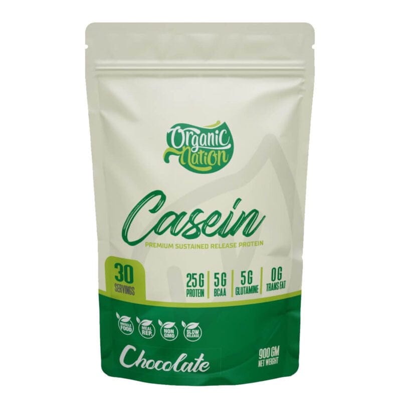 Organic Nation Casein Protein 900 gm | Super Supplement