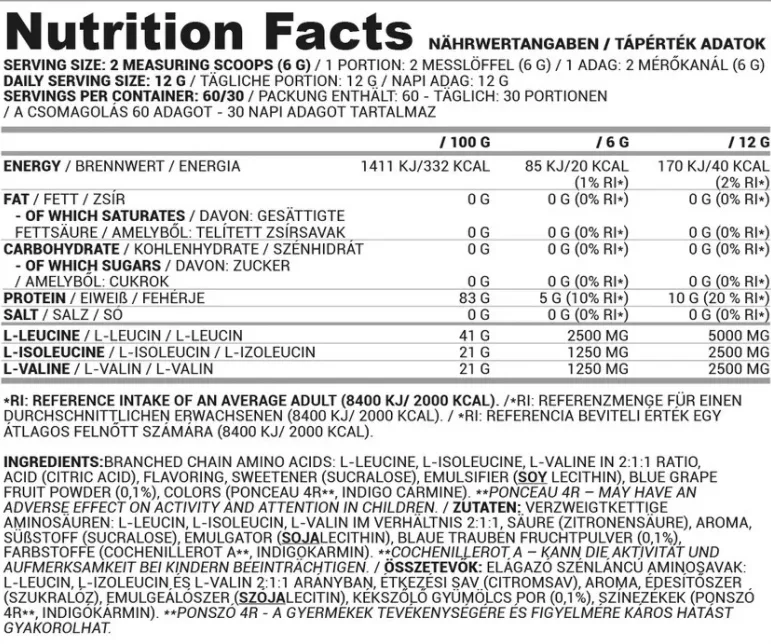 Nutriversum BCAA 2:1:1 Flow-360G | Super Supplement