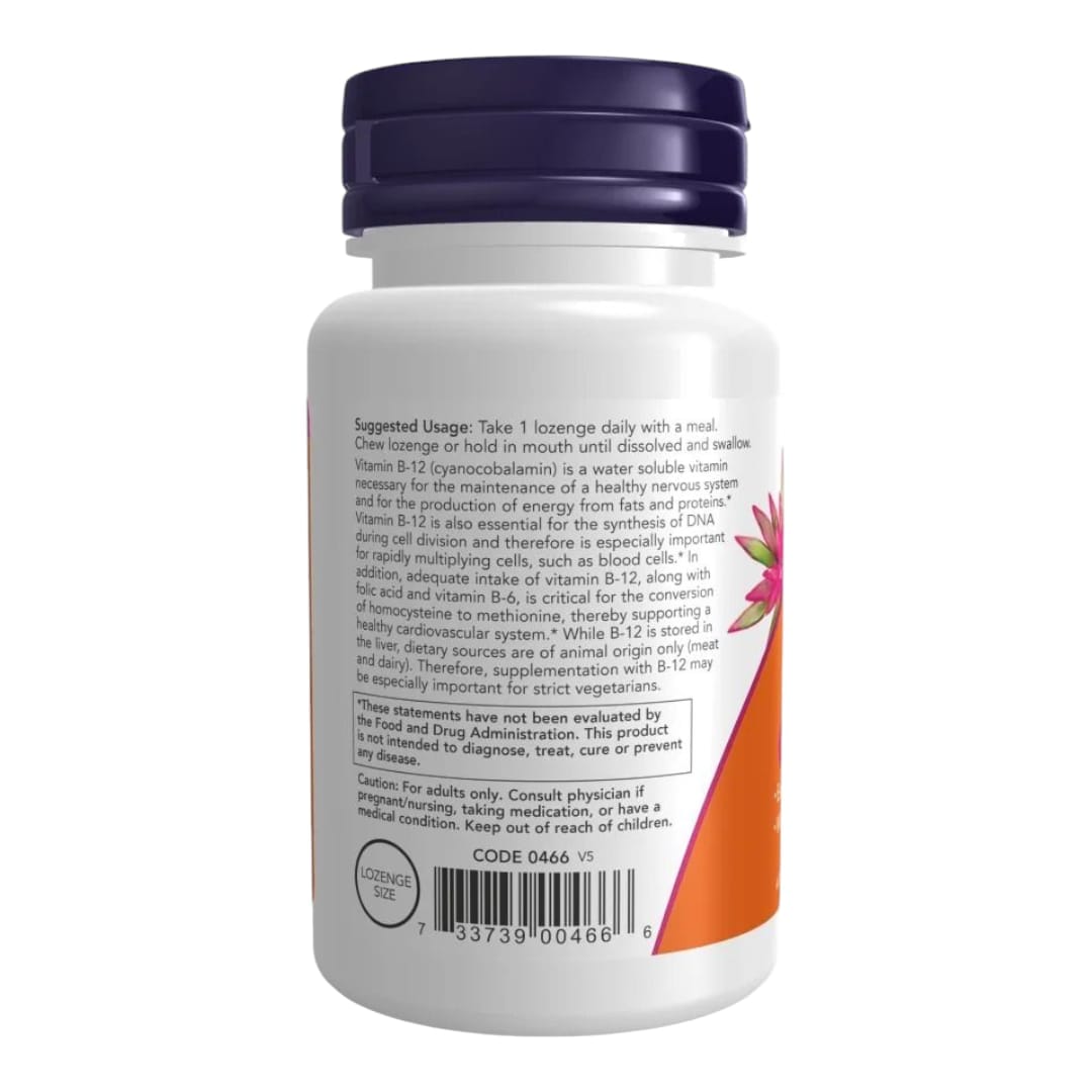 Now Foods Vitamin B-12 1000 mcg Lozenges | Super Supplement