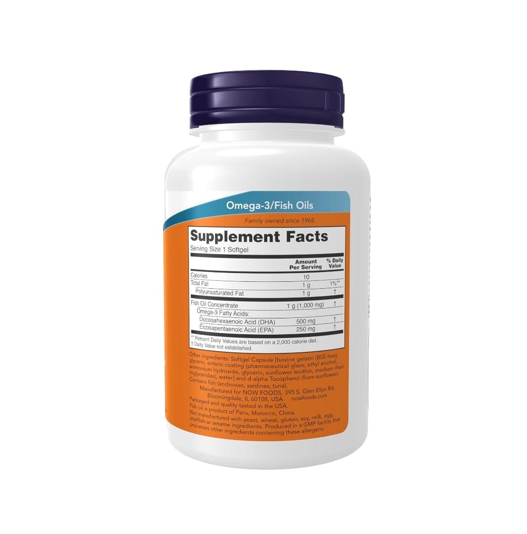 NOW Foods DHA-500 Double Strength | Super Supplement