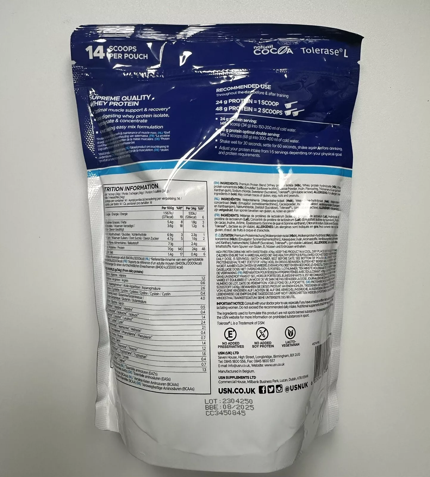 USN Blue Lab Whey Protein | Super Supplement